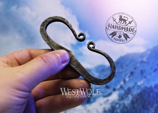 Large Hand-Forged Viking Fire-Steel or Fire Striker - Blacksmith-Made ...