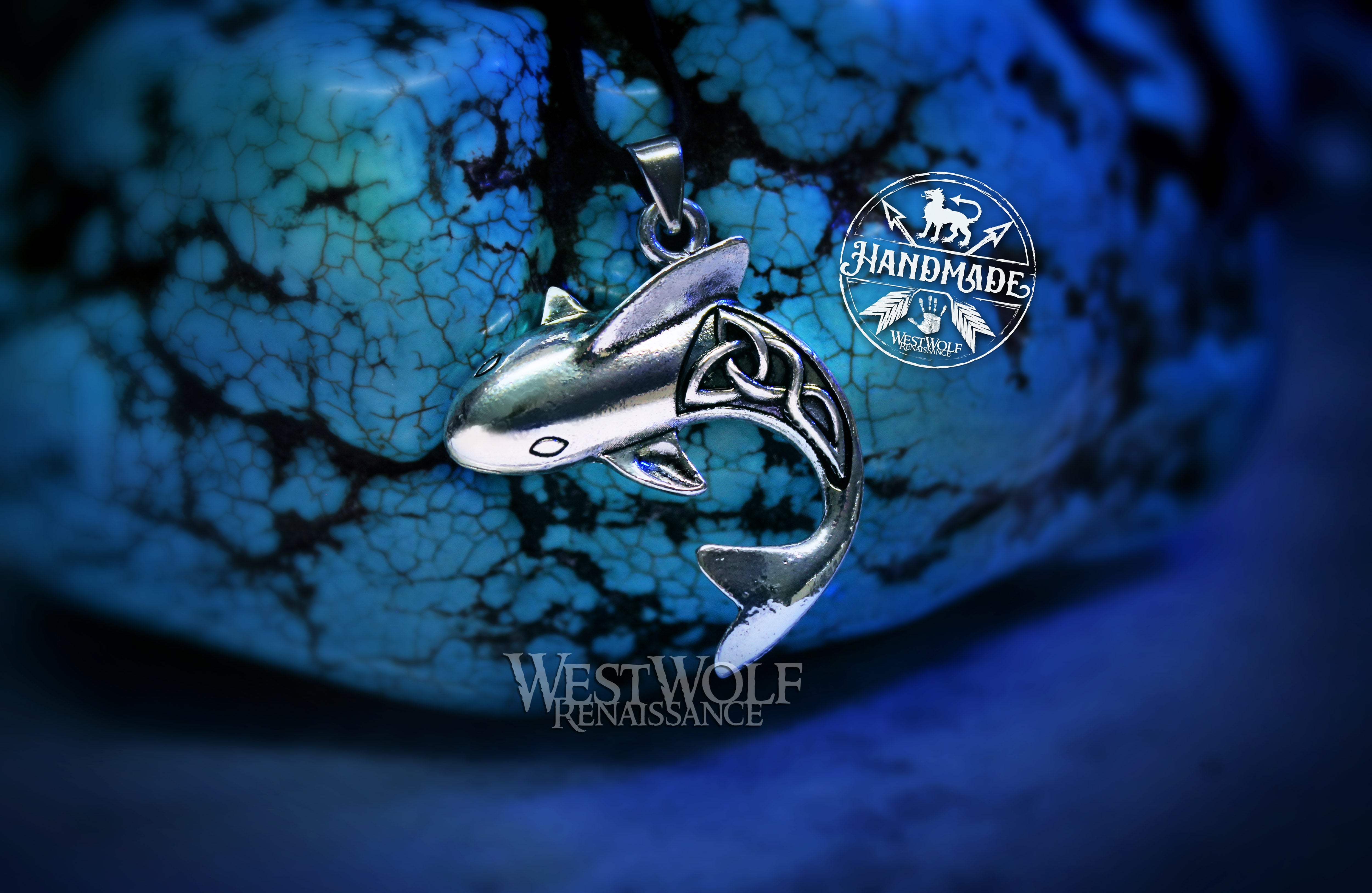 Celtic Shark Pendant – West Wolf Renaissance