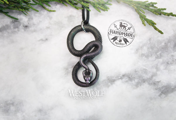 Snake Pendant Symbolizing Rebirth, Immortality, Transformation, and Re ...