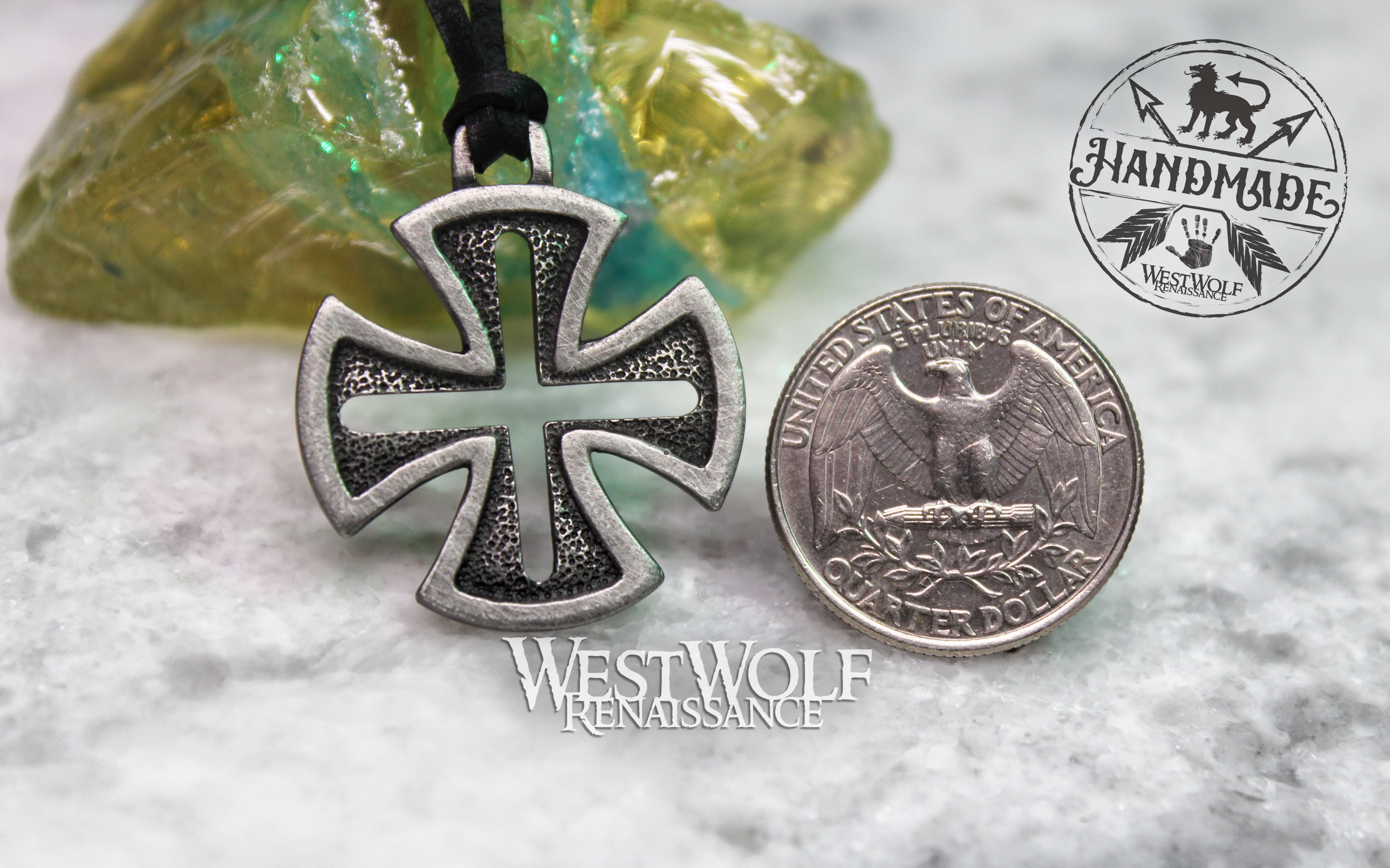 Medieval Cross Pendant - Gothic Cross – West Wolf Renaissance