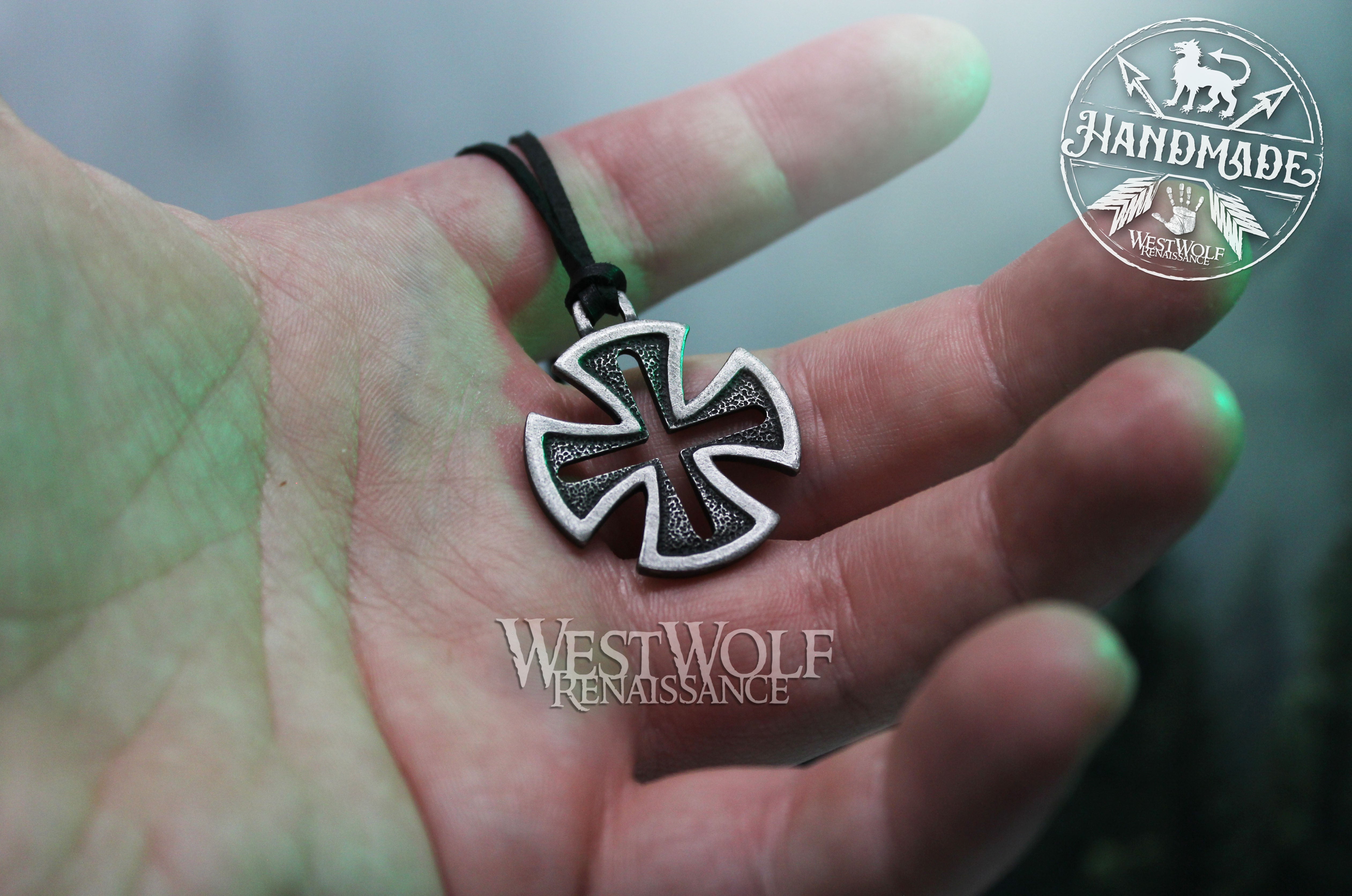 Medieval Cross Pendant - Gothic Cross – West Wolf Renaissance