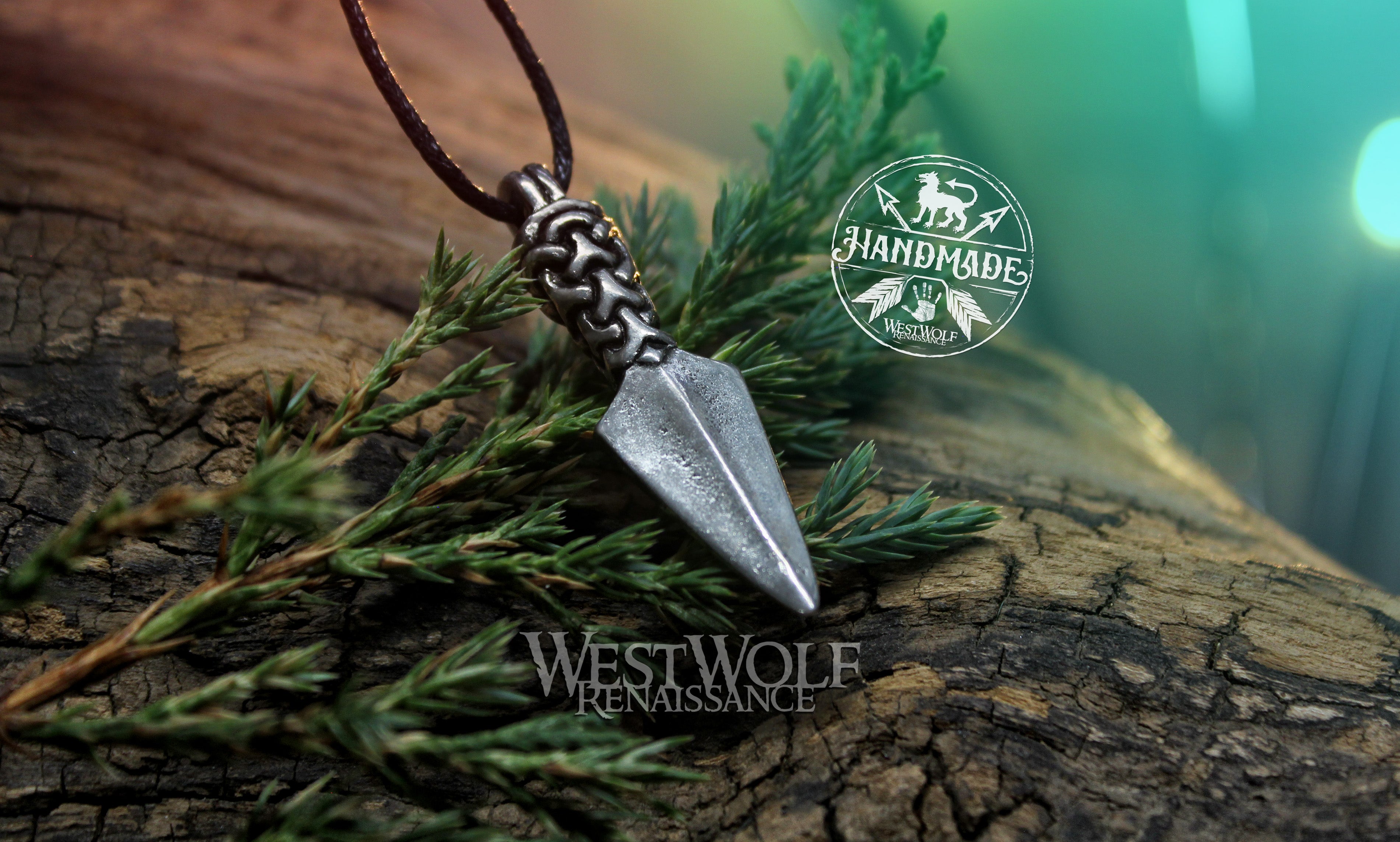 Spear of Odin Pendant - Gungnir - with Knotted Design – West Wolf ...