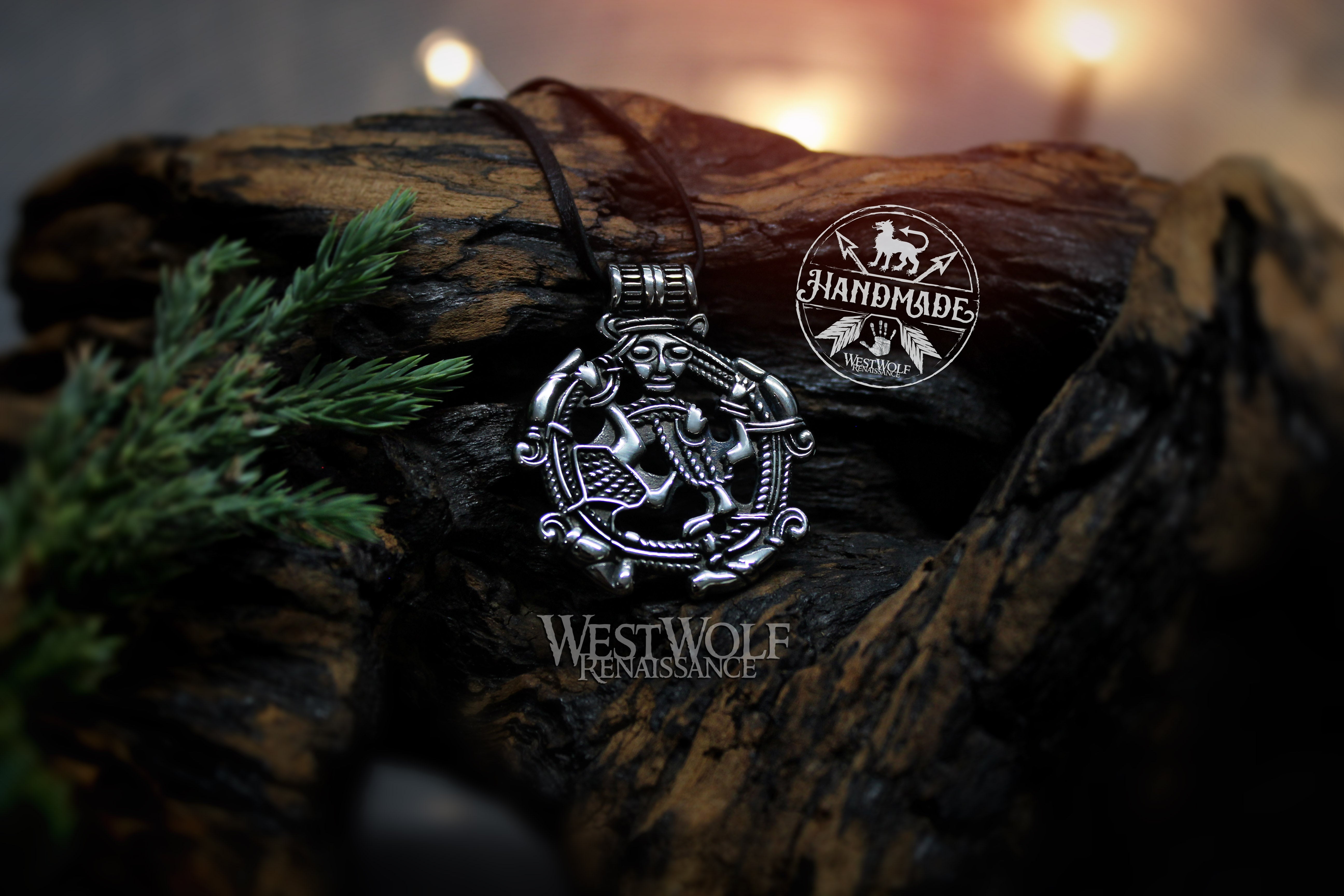 Pendant of Loki the Norse Trickster God – West Wolf Renaissance
