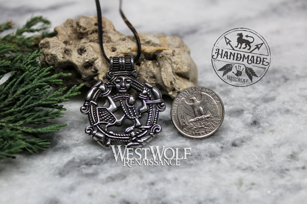 Pendant of Loki the Norse Trickster God – West Wolf Renaissance