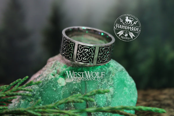 Celtic Couple's Knot Ring of Partnership and Unity - US Sizes 8-11 ...