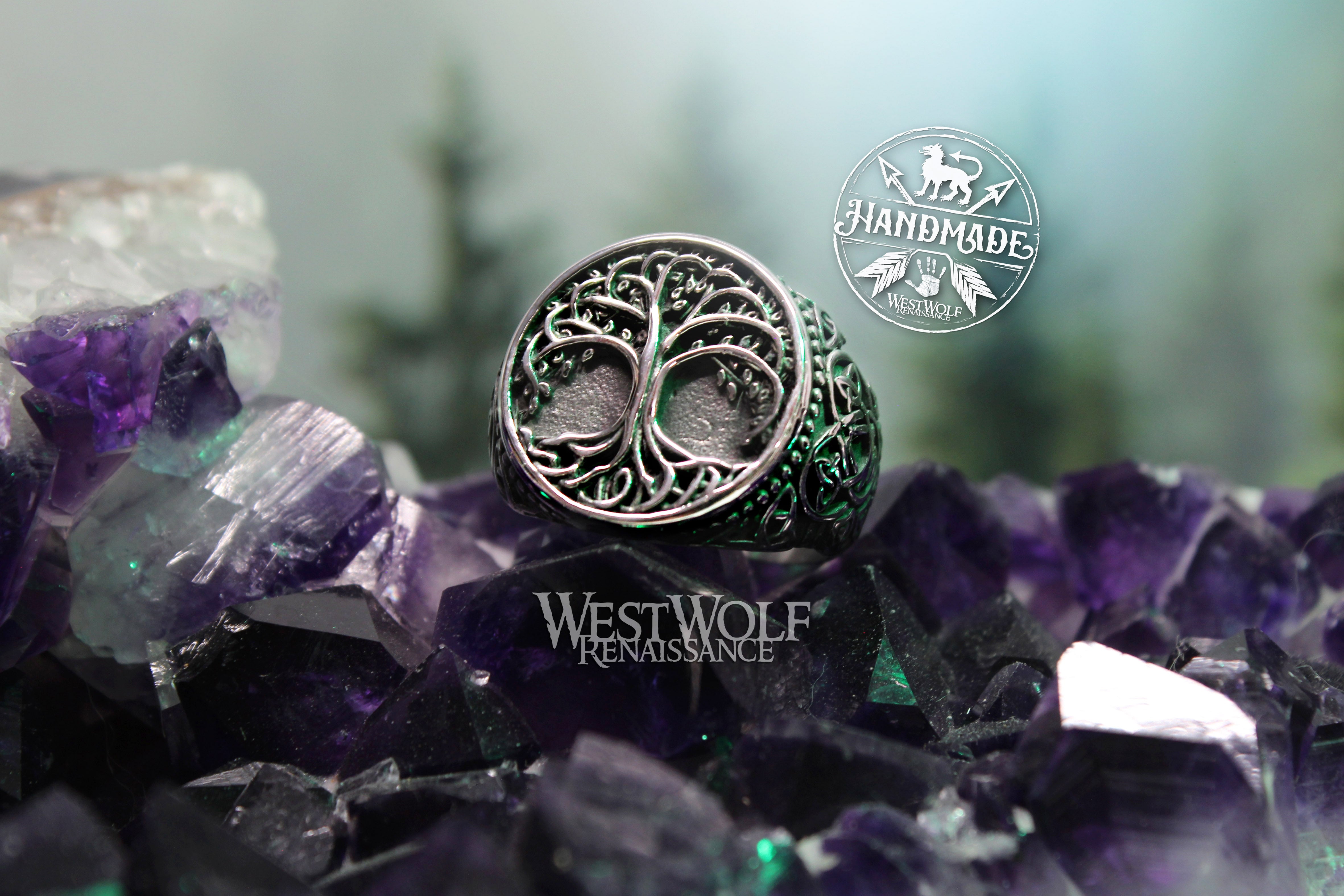 Tree of Life Ring - Yggdrasil the World Tree - US Sizes 9-13 – West ...