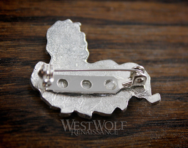Viking Odin's Horse Sleipnir Pin – West Wolf Renaissance